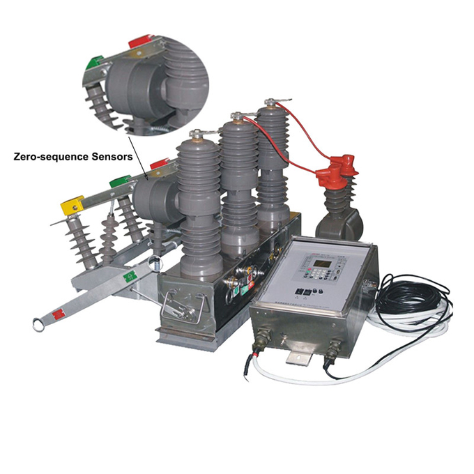 Zero-Sequence Sensors Pole Mounted Circuit Breaker 630A 2000 Meters ...