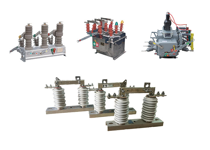 Safe Operation Outdoor Disconnector Switch High Voltage 1000A Grey Color